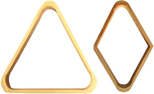 HR Group Combo of Wooden Triangle & 9 Ball Triangle Billiards Bridge ...