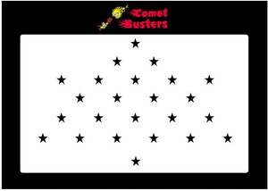 Comet Busters Star Shaped Black Bindi (BV988) Forehead Black Bindis ...