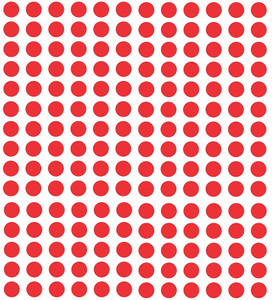 ABS Roop Devi forehead round maroon bindi (Pack Of 20) Round , Simple ...