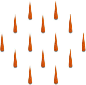 Comet Busters Orange Tilak Bindi (9mm) (BV2024) Forehead Orange Bindis ...