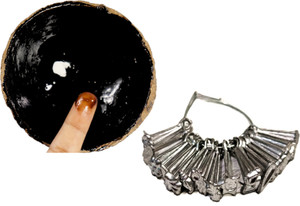 Pyengora VENGAI PAL POTTU FOR BABY,KIDS Black Bindis Price in India ...