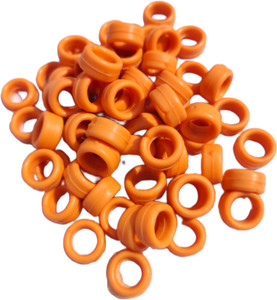 HITESH Pigeon foot Orange hard rubber ring 50 pcs Bird Shoulder Guard ...