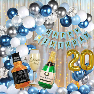 PARTY BREEZE 20 years theme birthday decorations Price in India - Buy ...