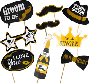 Party Decorz Groom To Be Photo Booth Props And Banner For Bachelorette ...