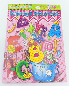 Ikshu ABCD Phonic Coloring & Sticker Book For Kids Learning Book Pack ...