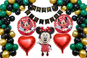 Wonder HBD- Minnie Mouse Jumbo Foil Balloon Combo- Price in India - Buy ...