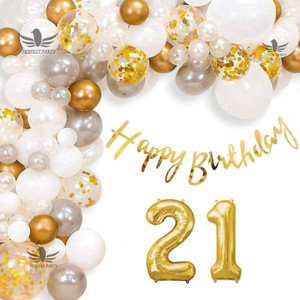 Alaina Happy Birthday Decoration Kit 56 Pcs Combo Pack - 1 Pc Happy ...