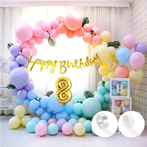 Kapoor stores 7th Pastel Happy Birthday Decoration Price in India - Buy ...