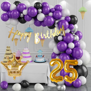 PARTY BREEZE 25 years theme birthday decorations Price in India - Buy ...