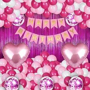 PARTY PARAGON Happy Birthday Party Decoration Combo Set Pack of 33 Pcs ...