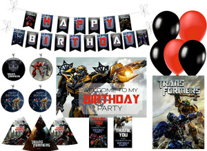 Pretty UR Party Transformers Birthday Party Decorations Kit ...