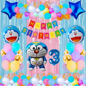 Choice Corner Happy Birthday Combo Kit For Doraemon Theme Birthday ...