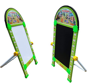 URBANE CHIC Small Writing Board with Stand for Kids Learning 2 In 1 ...