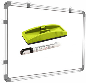 ShelfKing 2x4 Ft, Double Side Writing Both Whiteboard & Chalkboard + 1 ...