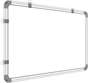 CraftXpress 2x4 Feet Double Sided Whiteboard & Chalkboard, Both Side ...