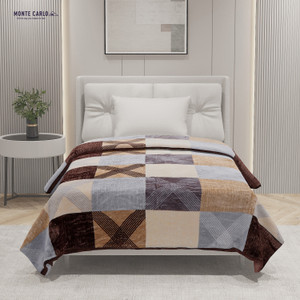 MONTE CARLO Checkered Single AC Blanket for AC Room - Buy MONTE CARLO ...