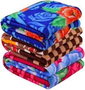 Fashion String Floral Single Fleece Blanket for Heavy Winter - Buy ...
