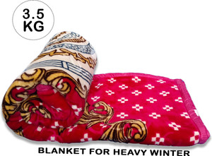CG Homes Floral Double Mink Blanket for Heavy Winter - Buy CG Homes ...