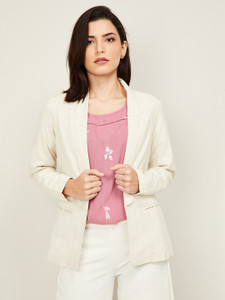 BOSSINI Solid Single Breasted Casual Women Blazer - Buy BOSSINI Solid ...