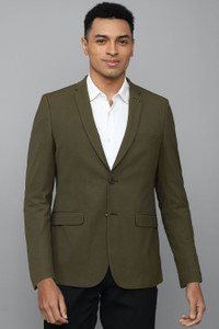 Allen Solly Solid Single Breasted Formal Men Blazer - Buy Allen Solly ...