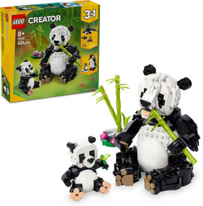 LEGO Creator 3in1 Wild Animals: Panda Family Toy Playset 31165 (626 ...