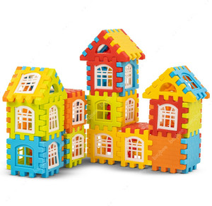 Aditi Toys Little Architect Plastic Building Blocks, DIY Building ...