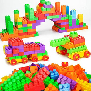 SATSUN ENTERPRISE 60pc building block toys 52 pcs blocks and 8 pcs ...