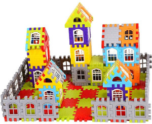 KIYANA Building Blocks with Windows Block Game for Kids (75 Pieces ...