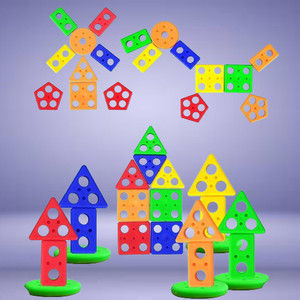 Yamunatexx Geometric Shape Sorter Plastic Stacking Toy With 5 Kid 100 ...