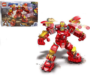 CrazyBuy Avengers Iron Man Building Blocks 217+ Pcs Construction Kit ...