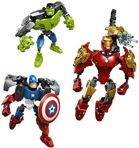 RVM Toys 5in1 Superhero Avengers Building Blocks Iron Man Hulk C ...