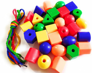Jayaansh Traders Colourful Educational Beads Blocks For Kids ...