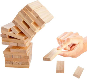VEDIVA Wood Blocks Building Bricks Stacking Classic Traditional ...