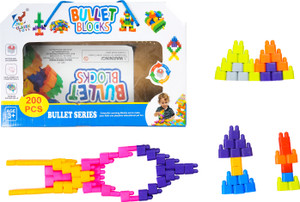 DANDLES Fun Classic Pack of 200 Bullet Shape Educational Building ...