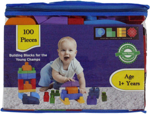 Plex Building Blocks Bag - 100 Pcs - Building Blocks Bag - 100 Pcs ...