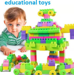 GREEN WAY DIY Hexagonal Educational Building Smart Blocks for Kids ...