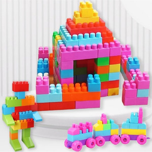 Mira Farmcraft Mega Building ABS Blocks Construction Kids with Wheels ...