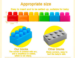Kidsbuddy Educational DIY Building Blocks Made From Non Toxic Plastic ...