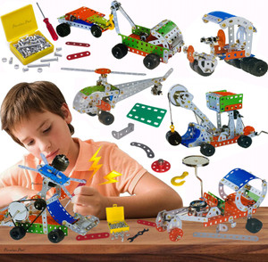 Miniature Mart Mechanical Construction Engineering Building Block Set ...