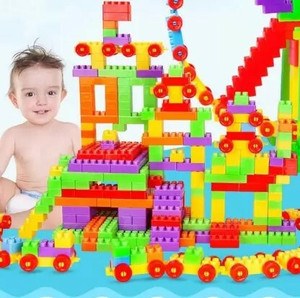 Vastate 60+Pcs building blocks Plastic Building Blocks Bricks Toy For ...