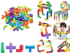 Monty Maestro Educational Pipe Blocks -56 pieces - Educational Pipe ...