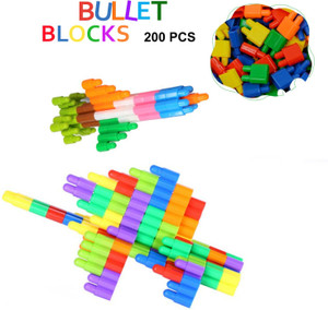 Poktum Multicoloured Educational Building Bullet Blocks for Kids. pack ...