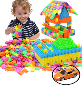 ARVANA 200+Pcs Bullet Building Blocks Construction Learning Educational ...