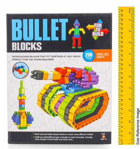 PEZYOX Bullet Blocks Set Game - 200 Pieces - Bullet Blocks Set Game ...