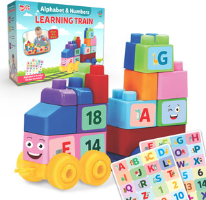 Little Berry Alphabet Learning Train Building Blocks Toy for Kids ...