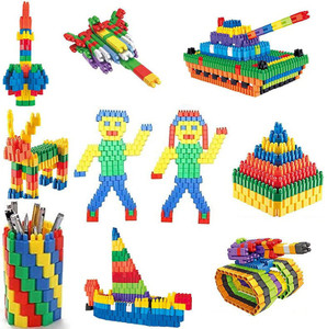 RVM Toys Jumbo 880 Pc Bullet Blocks Rocket Head Bullets Shaped Building ...