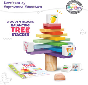 FIRSTCRY INTELLISKILLS Balancing Tree Stacker| 19 Pcs - Balancing Tree ...