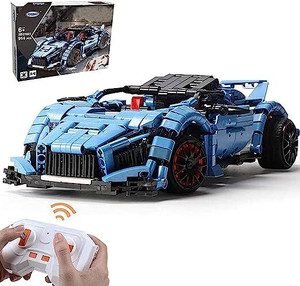 Icw High Tech Remote Control Car Building Blocks Bricks Creative Racing ...