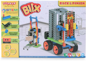 YUIOP - Blix Rack & Pinion - Motorized - Plastic Building Set - 6 ...