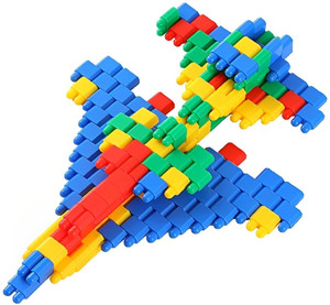 Ellen 70-Piece Creative Building Block Set for Kids to Imagine, Build ...
